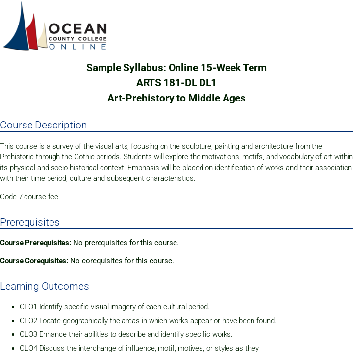 Simple Syllabus